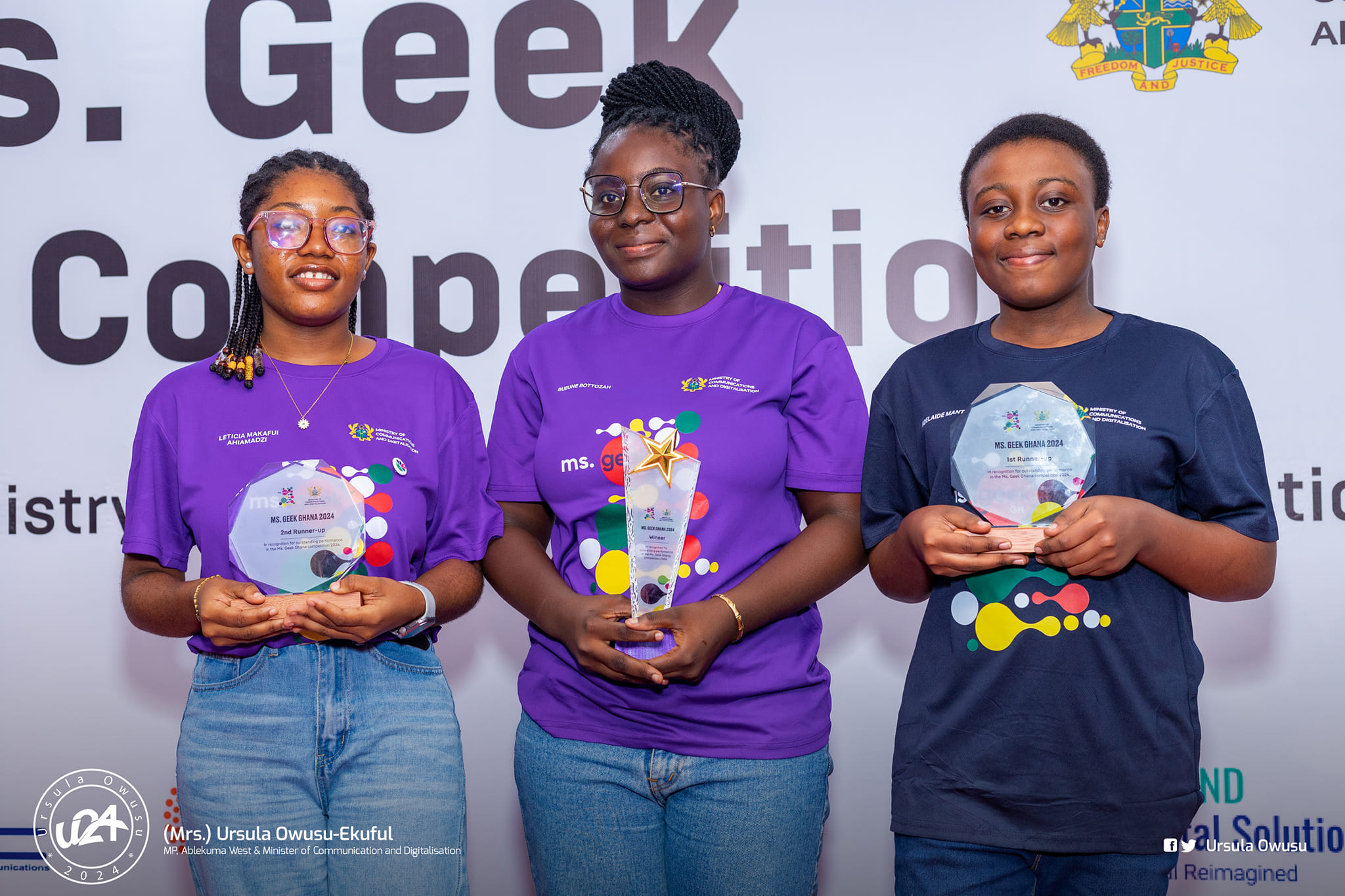 Bottozah Biana Bubune is 2024 Ms. Geek Ghana Winner – Ministry of ...