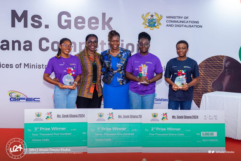 Bottozah Biana Bubune is 2024 Ms. Geek Ghana Winner – Ministry of ...